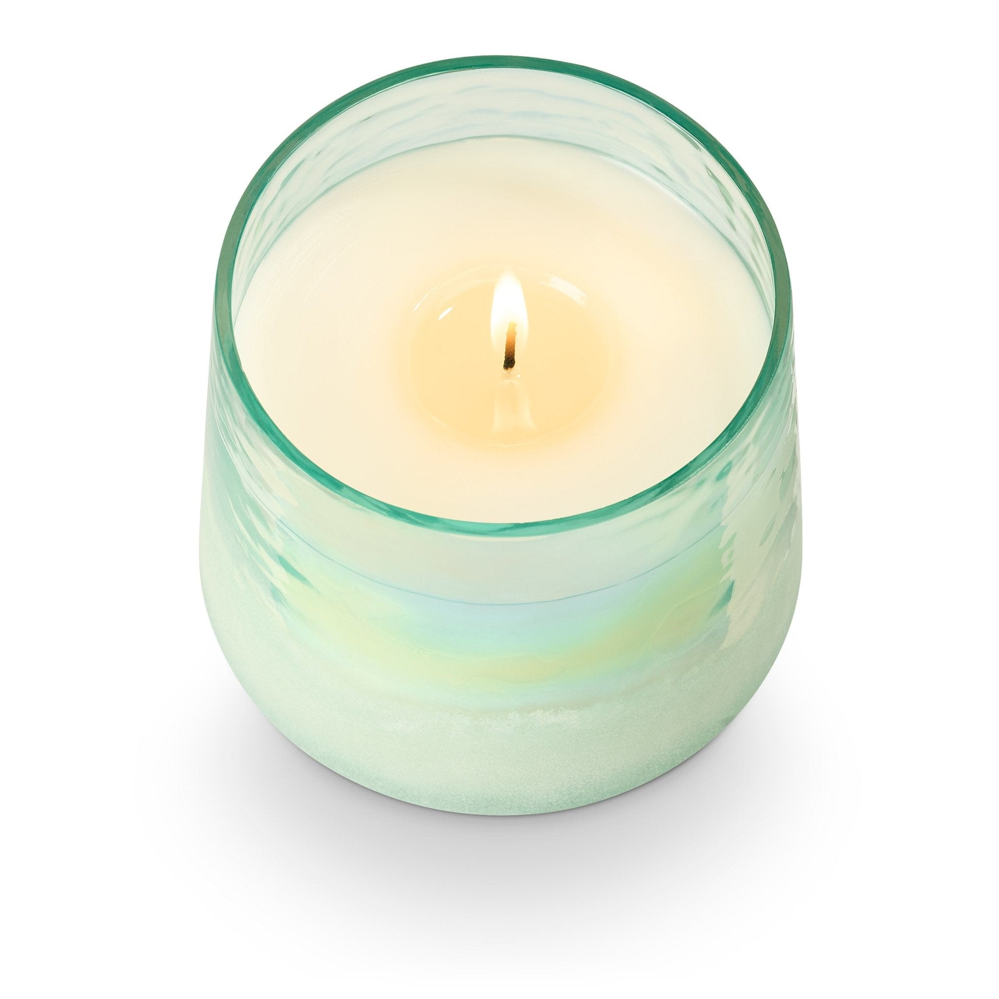 ILLUME Beautifully Done Fresh Sea Salt Baltic Glass Blue Candle– Illume ...