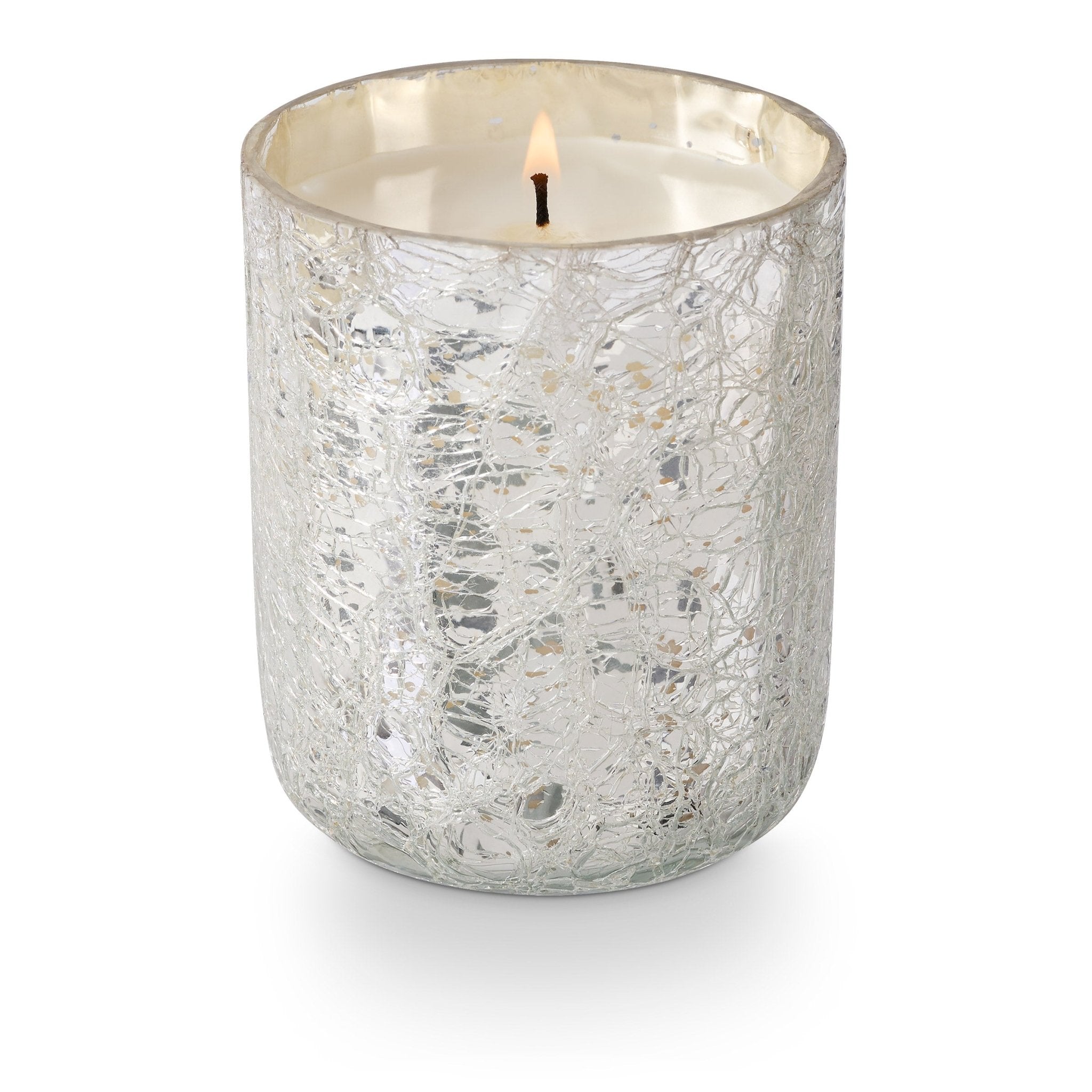 ILLUME® Candles Balsam & Cedar Small Boxed Crackle Glass Holiday Candle ...